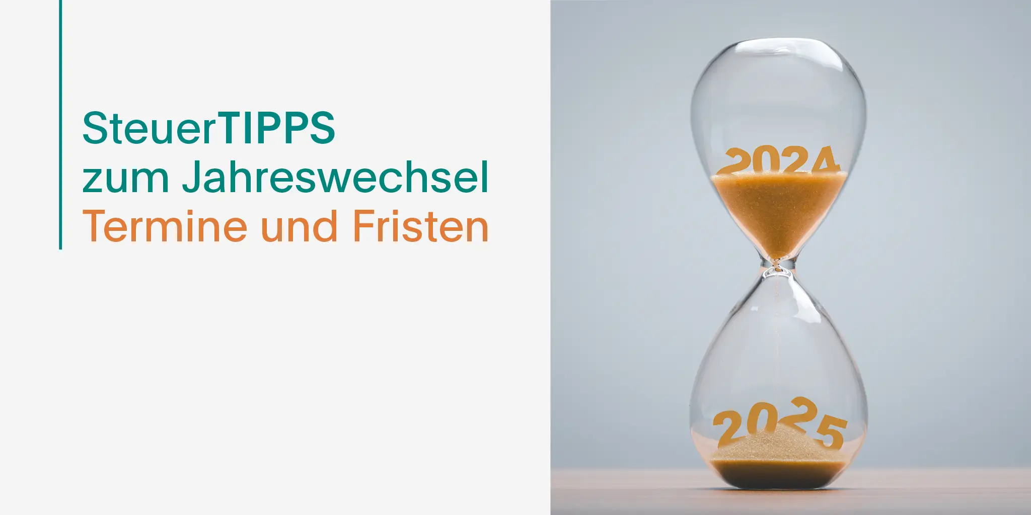 Wichtige Termine zum Jahreswechsel 2024